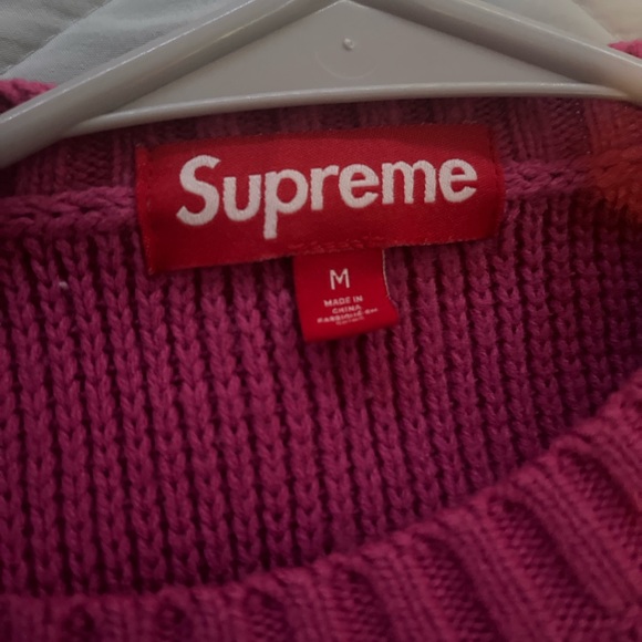 Supreme | Sweaters | Supreme Pink Sweater | Poshmark
